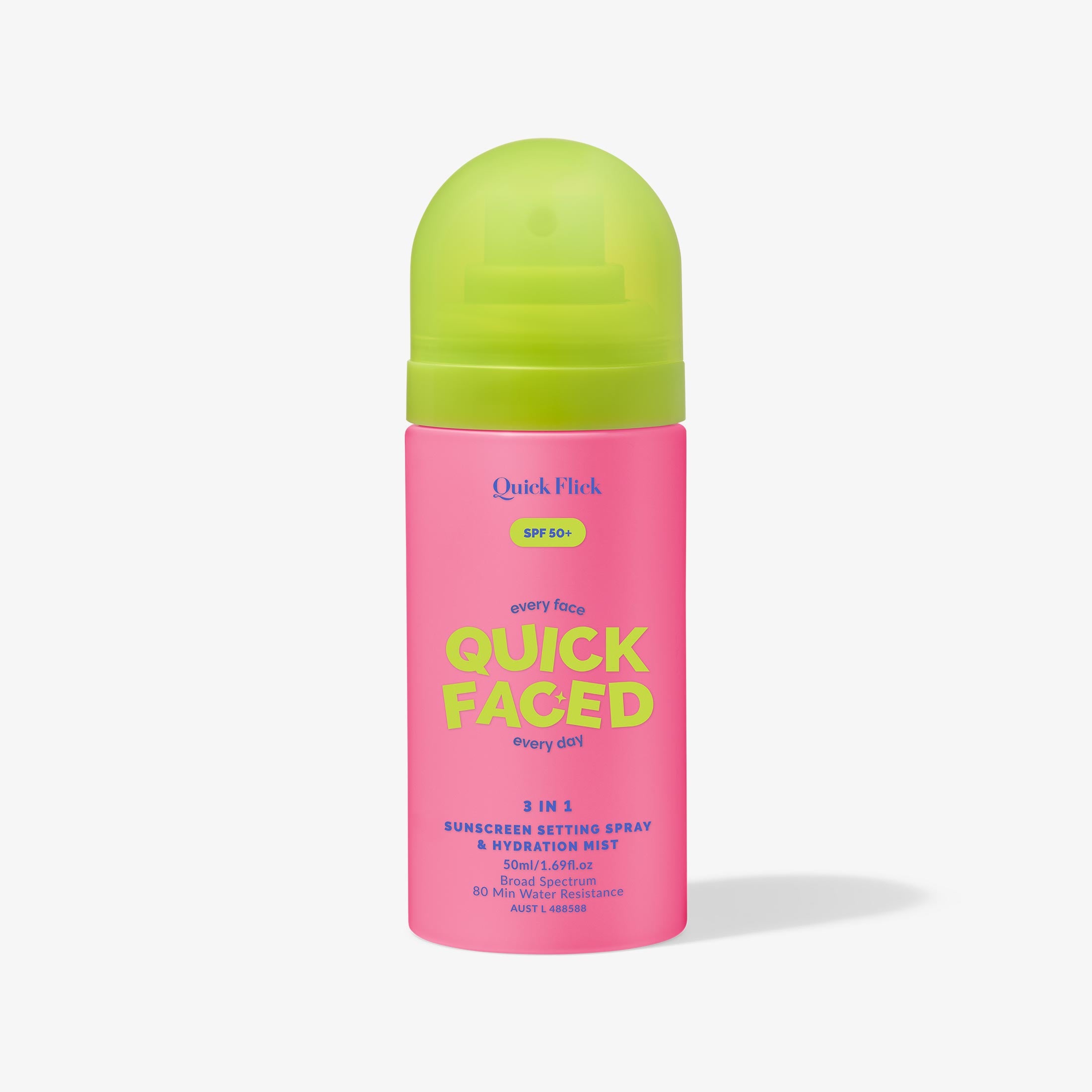 SPF50+ 3 in 1 Sunscreen Setting Spray & Hydration Mist – Quick Faced