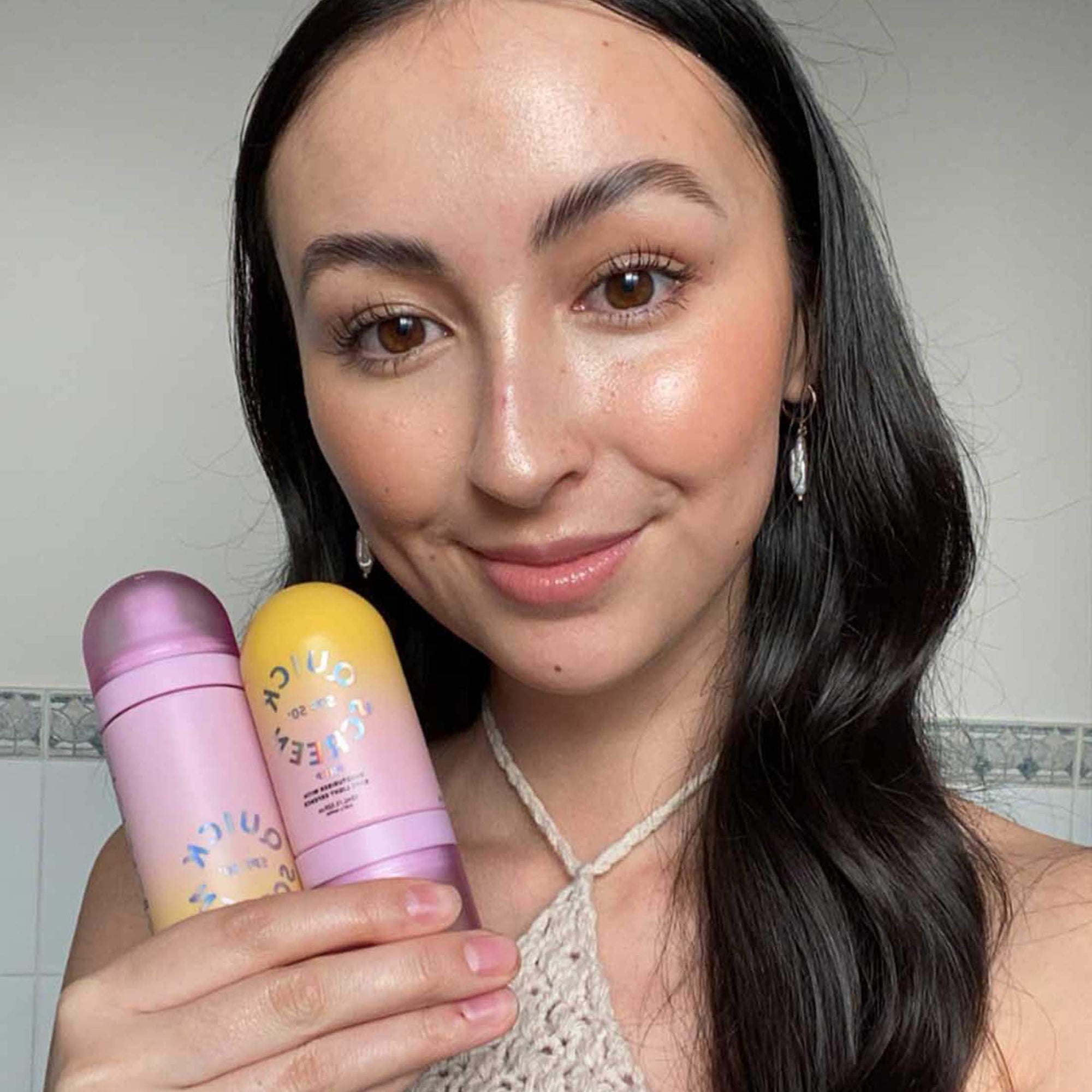 The Quick Flick SPF50+ 3 in 1 Sunscreen, Setting Spray & Hydration Mist